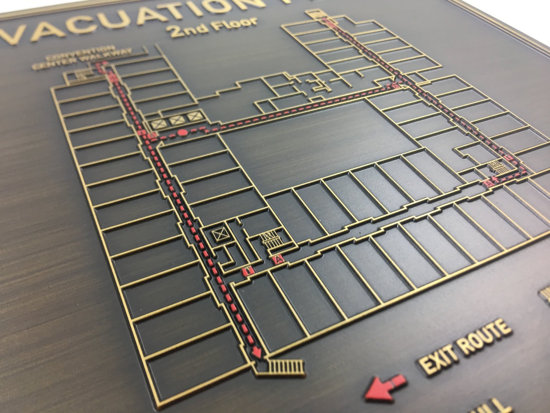 Wayfinding Floorplan | VisionMark Nameplate Company